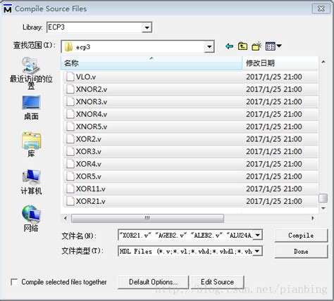 Lattice Diamond与modelsim联合仿真环境设置lattice 仿真 Csdn博客