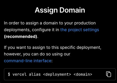 Assign Domain A Frustrating Experience · Issue 8282 · Vercel