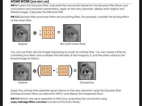 Home Work Due Next Lab Hw 51 Learn The Gaussian