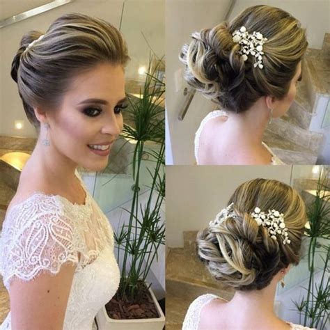 Penteados Para Noivas Coque Clássico Penteado Noiva Penteado