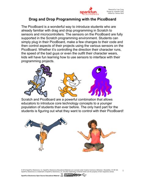 scratch and pico board sensors library creation and learning centers
