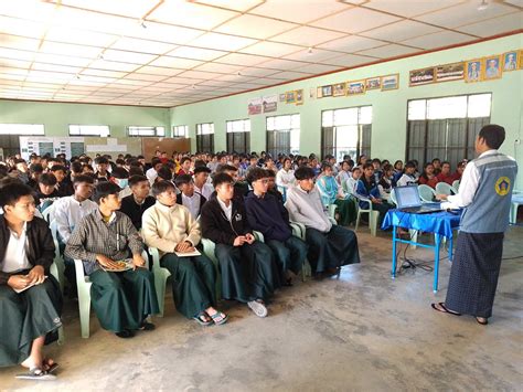 ကျိုင်းတုံမြို့ အ ထ က ၃ ကျောင်း၌ သဘာဝဘေး အသိပညာပေးဟောပြော