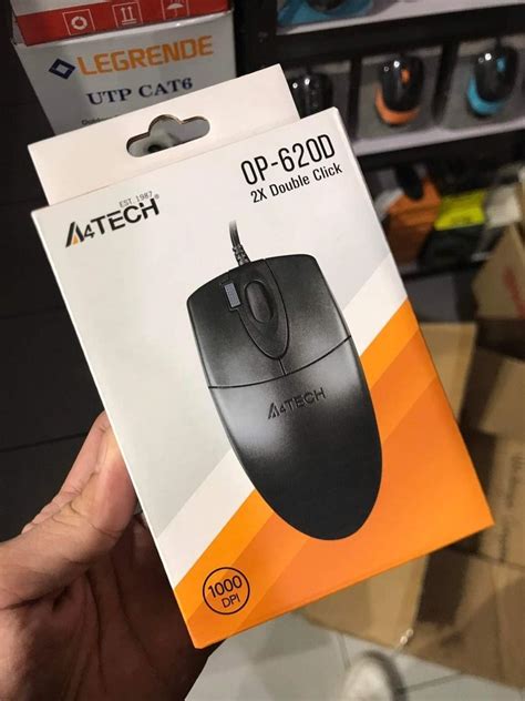A4tech Op 620d 2x Click Optical Mouse Black Usb Computers And Tech