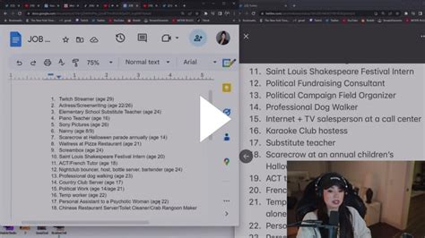 Caroline The Most Employed Streamer Kwan R Livestreamfail