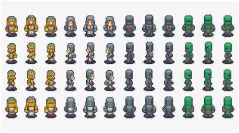 Idle Character Sprite Sheet HD Png Download Kindpng