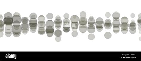 Colored Abstract Overlapping Circles Bubbles Or Ellipses Pattern Digital Generative Art For