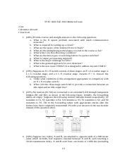 SYSC Fall Midterm SYSC Fall Midterm Exam Hrs Calculator Allowed Close