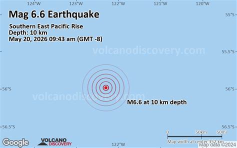 Very Strong Mag 66 Earthquake Southern East Pacific Rise On