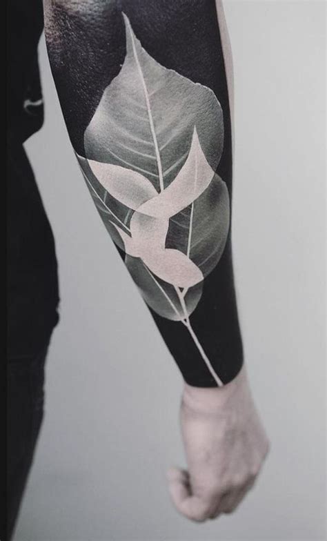Interesting Negative Space Forearm Tattoos To Wake Up Your Imagination