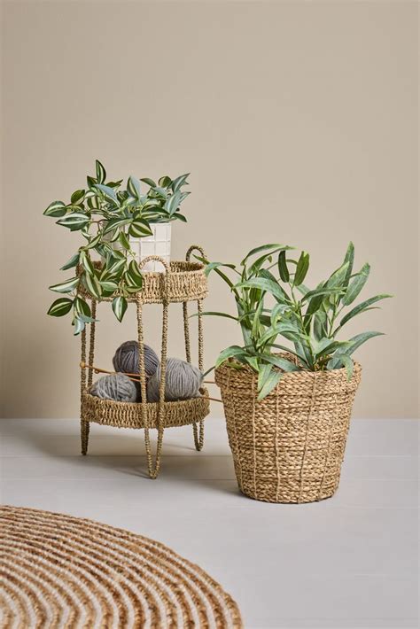 დეკორ ყვავილი ქოთანში Larsson Ø11x45სმ მწვანე Jysk