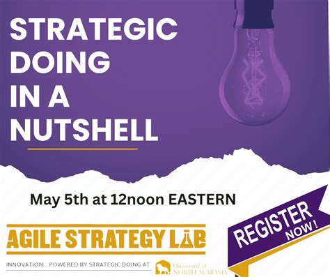 Agile Strategy Lab On Linkedin Join The Agile Strategy Lab Friday May 5th At 12 Noon Eastern