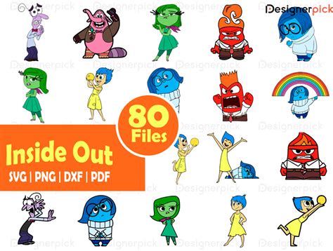 Inside Out SVG Bundle Movie Inside Out SVG Design Best Quality