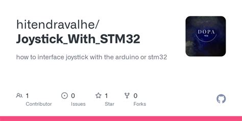 GitHub Hitendravalhe Joystick With STM32 How To Interface Joystick With The Arduino Or Stm32