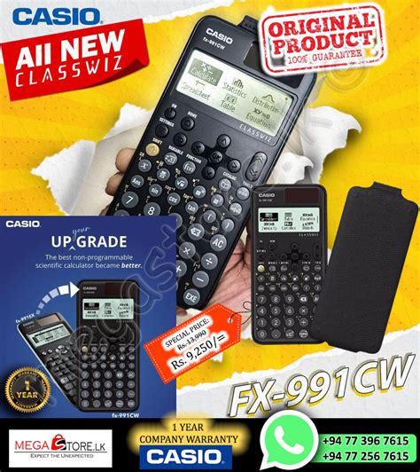Megastorelk All New Casio Fx 991cw Classwiz