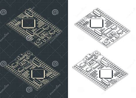 Dessins Darduino Pro Mega Illustration De Vecteur Illustration Du