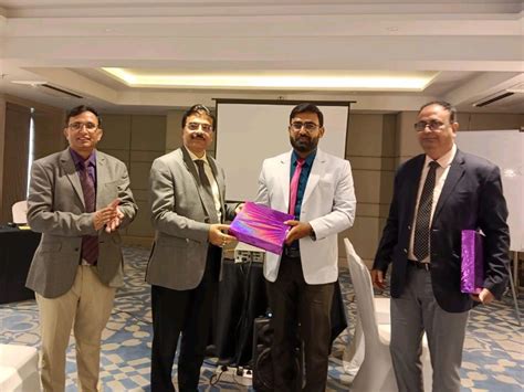 abhishek prajapati on linkedin got rewarded from respected sr v p