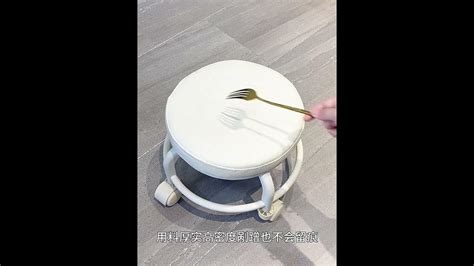 스툴 의자 원형 보조 화장대 미니 간이 북유럽 빈티지 다용도 가정용 회전 바퀴 작은 Youtube