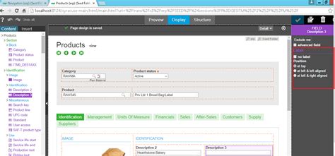 how to personalize the layout of pages on sage x3 version 7 sage x3