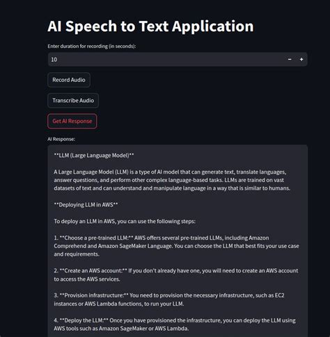 Kumail Rizvi On Linkedin Ai Machinelearning Speechtotext Streamlit