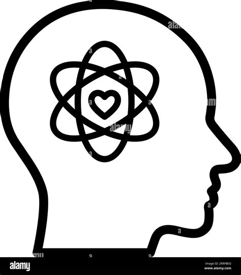Line Icon Of Core Values In The Human Head Stock Vector Image And Art Alamy