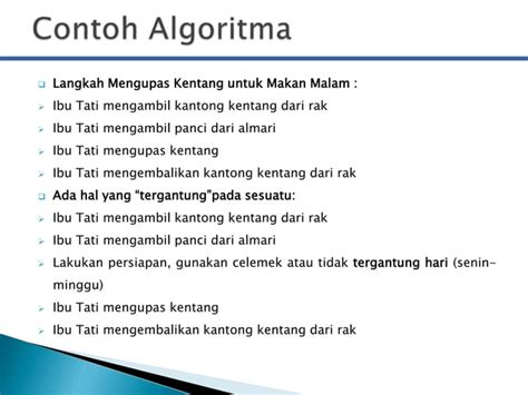 Materi 1 Algoritma And Pemrogaman Ppt