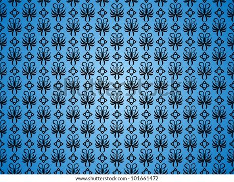 Seamless Tileable Swirl Floral Wallpaper Stock Vector Royalty Free 101661472 Shutterstock