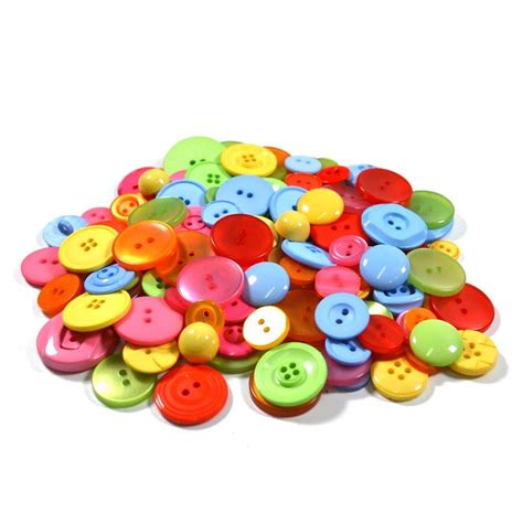Assorted Button Mix 50g Bag Summer