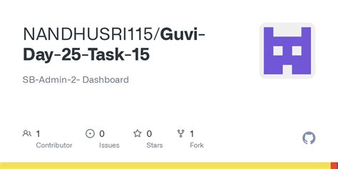 GitHub NANDHUSRI115 Guvi Day 25 Task 15 SB Admin 2 Dashboard