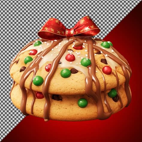 Premium Psd Decorated Tasty Cookie