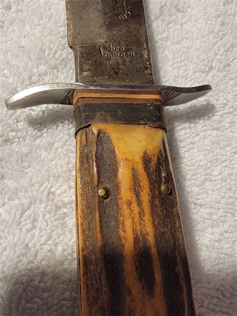 Vintage Sabre Solingen Fixed Blade Hunting Knife Original Bowie Knife