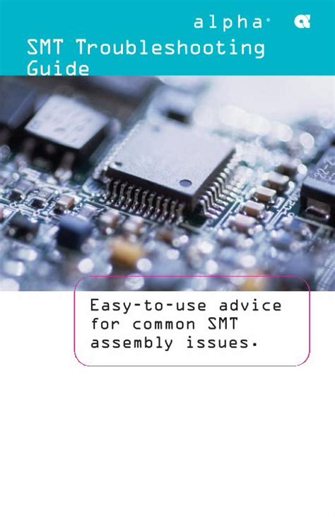 pdf smt troubleshooting guide alpha media files cooksonelectronics · smt troubleshooting