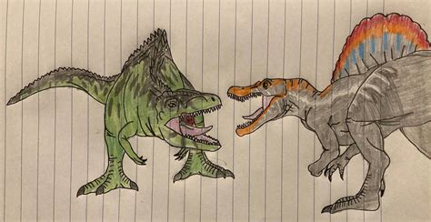 Giganotosaurus Vs Spinosaurus Spinosaurus The King Jurassic Park 3