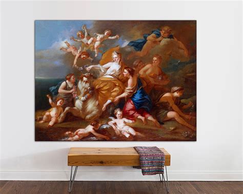 Ready To Hang Pierre Jacques Cazes Der Raub Der Europa Romantic Age Art Bouguereau Canvas