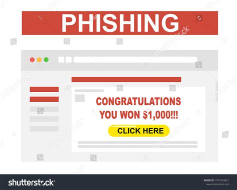 Example Phishing Email Asking Personal Detail เวกเตอร์สต็อก ปลอดค่า