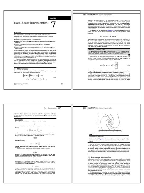 Ch 4 State Space Analysis Pdf