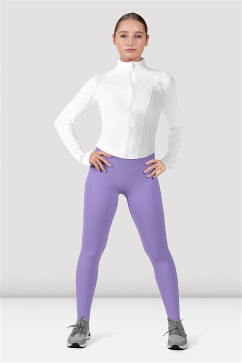 Apex Teen Blocheverhold Contour Zip Jacket White Bloch Dance Us