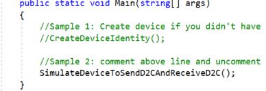 Azure IoT Hub Sample Of Device Simulation Visual Studio Marketplace