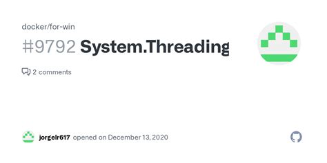 Systemthreadingtaskstaskcanceledexception · Issue 9792 · Docker