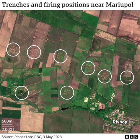 Ukraine War Satellite Images Reveal Russian Defences Before Major Assault