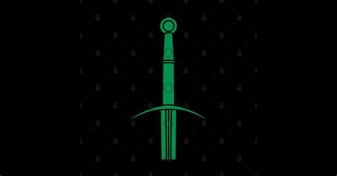 Hand And A Half Sword Garnish Bastard Sword Green Hand And A Half