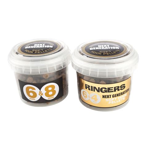 Ringers Pellets Next Generation Soft Hook Pellets 6mm And 4mm 200g Bait
