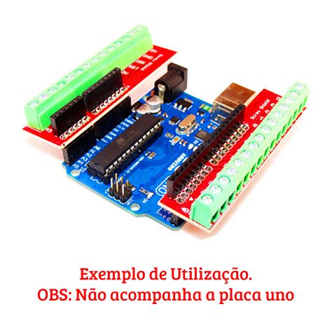 Shield Borne Terminal De Parafuso Extensor Para Arduino Uno R3 Casa