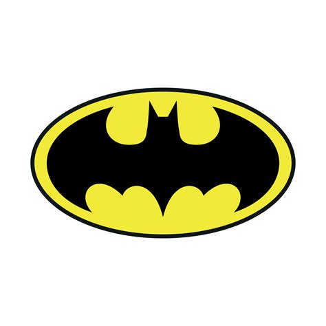 Batman Logo Batman Yellow And Black Signal On White Background