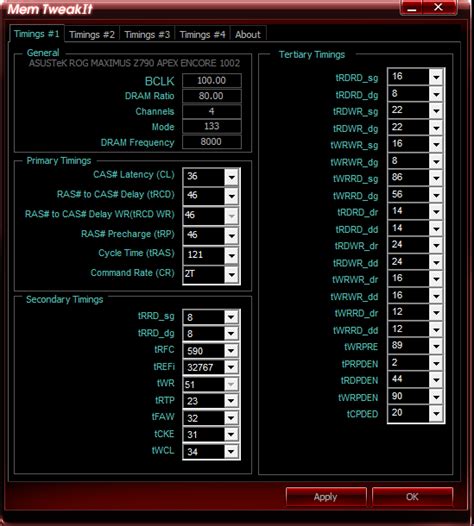 Ram Timings For 8000 Roverclocking Ram Timings For 8000 Roverclocking