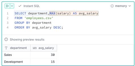 新機能 入力しながら即座にクエリ結果確認ができるinstant Sqlをduckdb Local Uiから試してみた Developersio