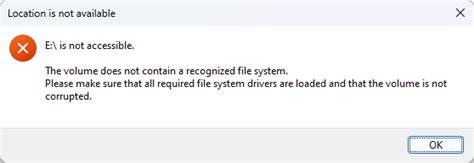 Your Drive Has RAW File System