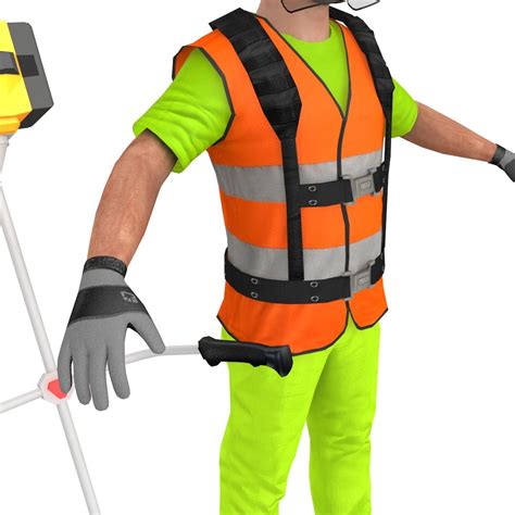 도로 작업자 Gc4 3d 모델 109 Max Fbx Free3d