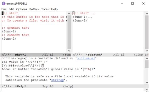Outline Regexp在elisp文件时标题的层级问题 Emacs General Emacs China
