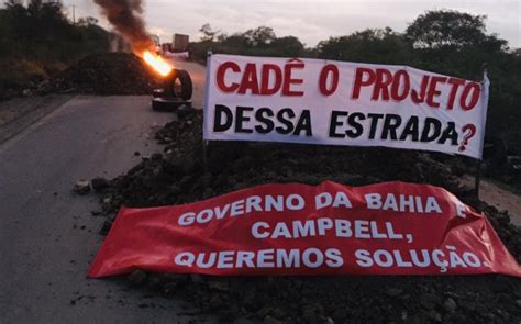 Moradores Interditam Rodovia No Interior Da Bahia Em Protesto Contra