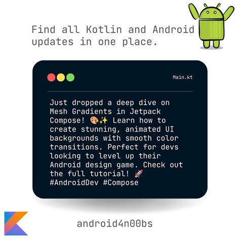 Mesh Gradients In Jetpack Compose Android4n00bs